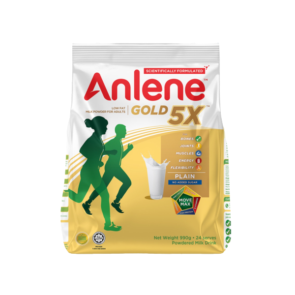 ANLENE Gold Milk Powder for Adults 5x Plain 990g price in the ...